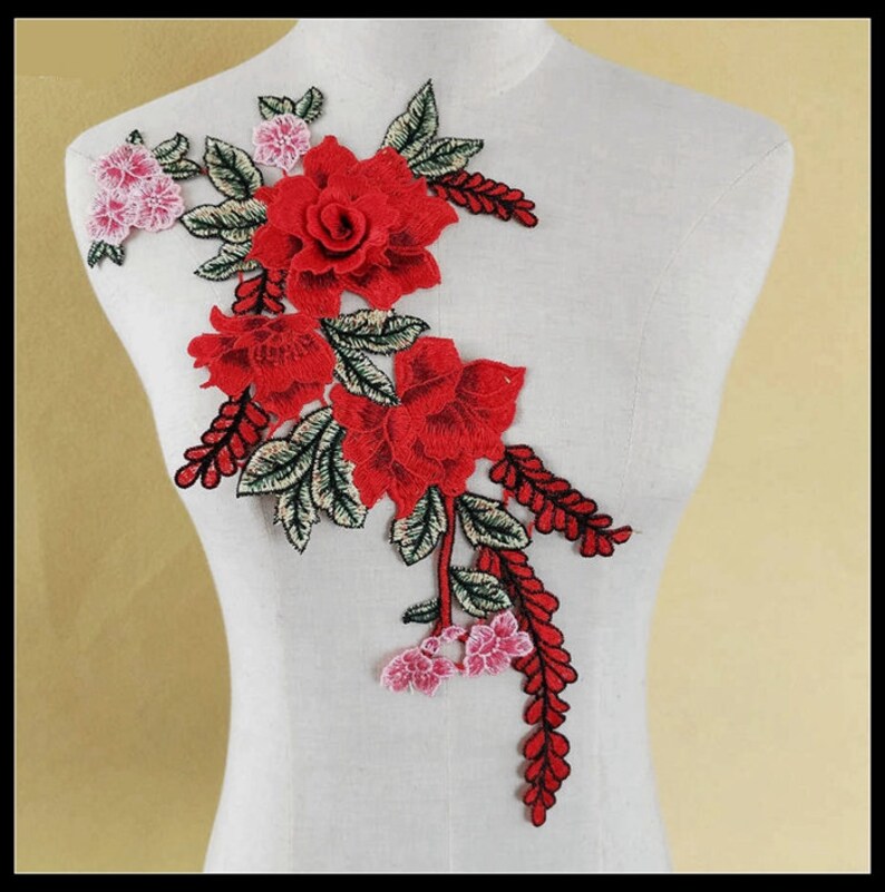 Flower Appliques-embroidery Flower Appliques.flower - Etsy
