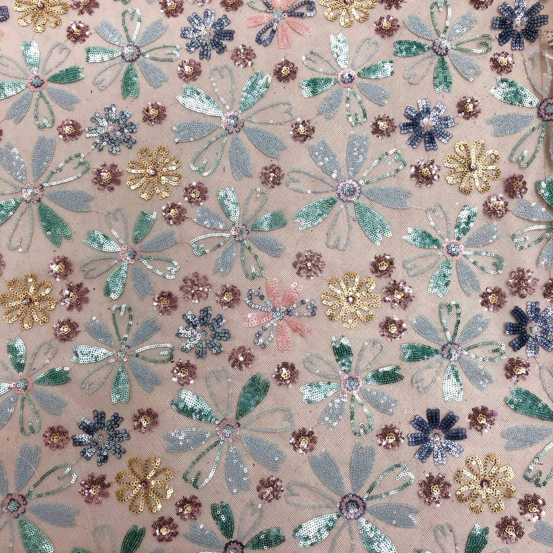 3 Colors Wedding Fabric Mesh Fabric Embroidery Lace Fabric - Etsy