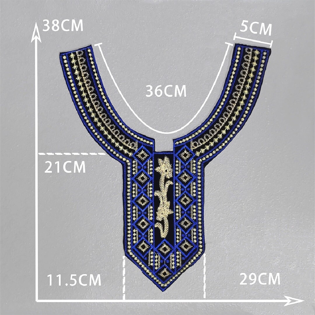 Bohemian Applique Vintage Applique. Collar Applique. - Etsy