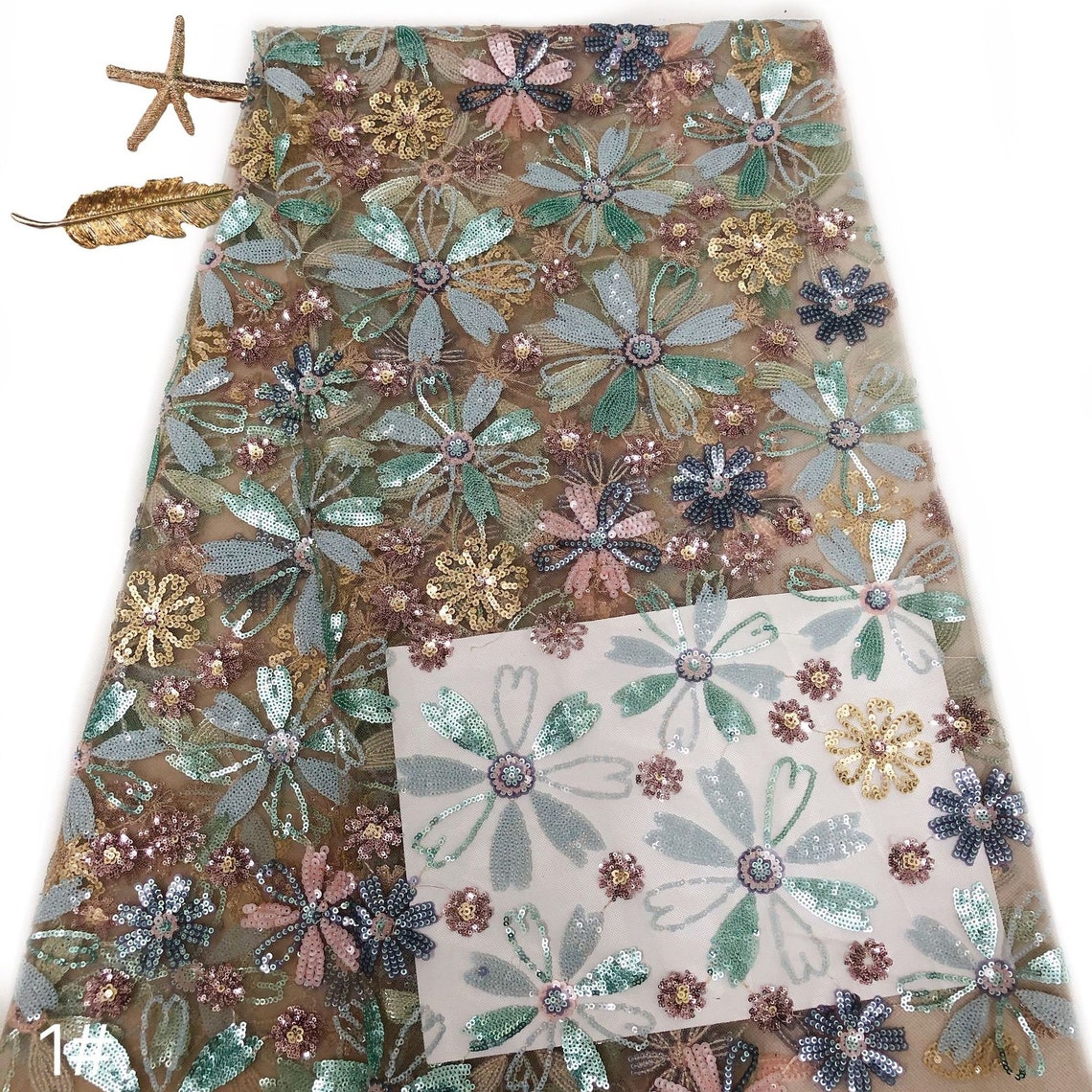 3 Colors Wedding Fabric Mesh Fabric Embroidery Lace Fabric - Etsy