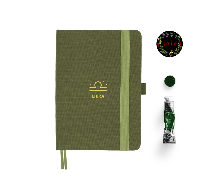 Libra Zodiac Sign Dot Grid Notebook Bullet Journal - Etsy