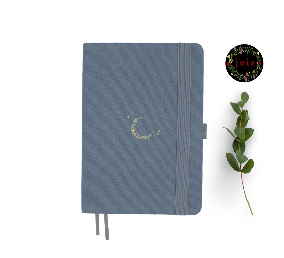 Moon Dot Grid Notebook, Dotted Paper Journal, Moon Bujo, Writting ...
