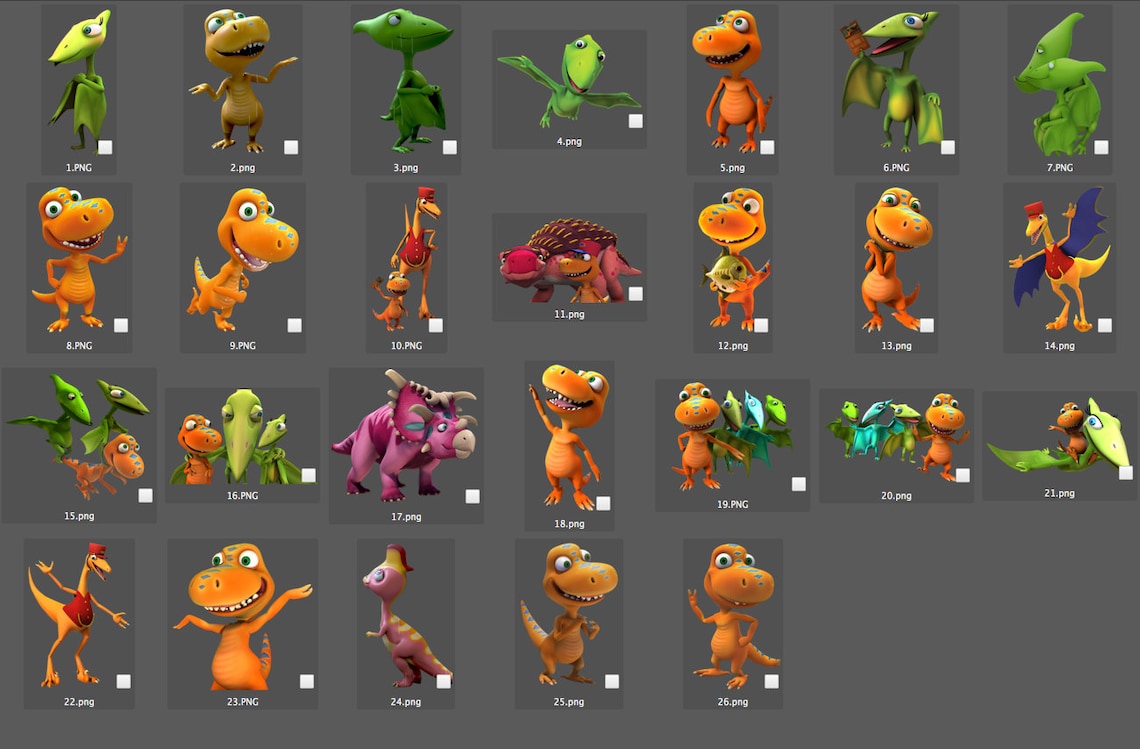 Dinosaur Train Clipart Disney Clipart transparent - Etsy UK