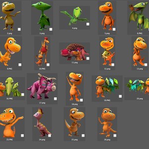 Dinosaur Train Clipart Disney Clipart transparent - Etsy