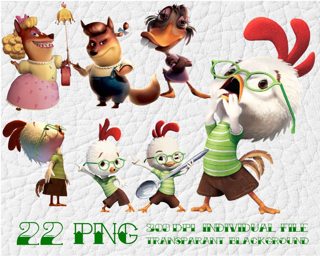 Chicken Little Clipart Disney Clipart transparent - Etsy Australia