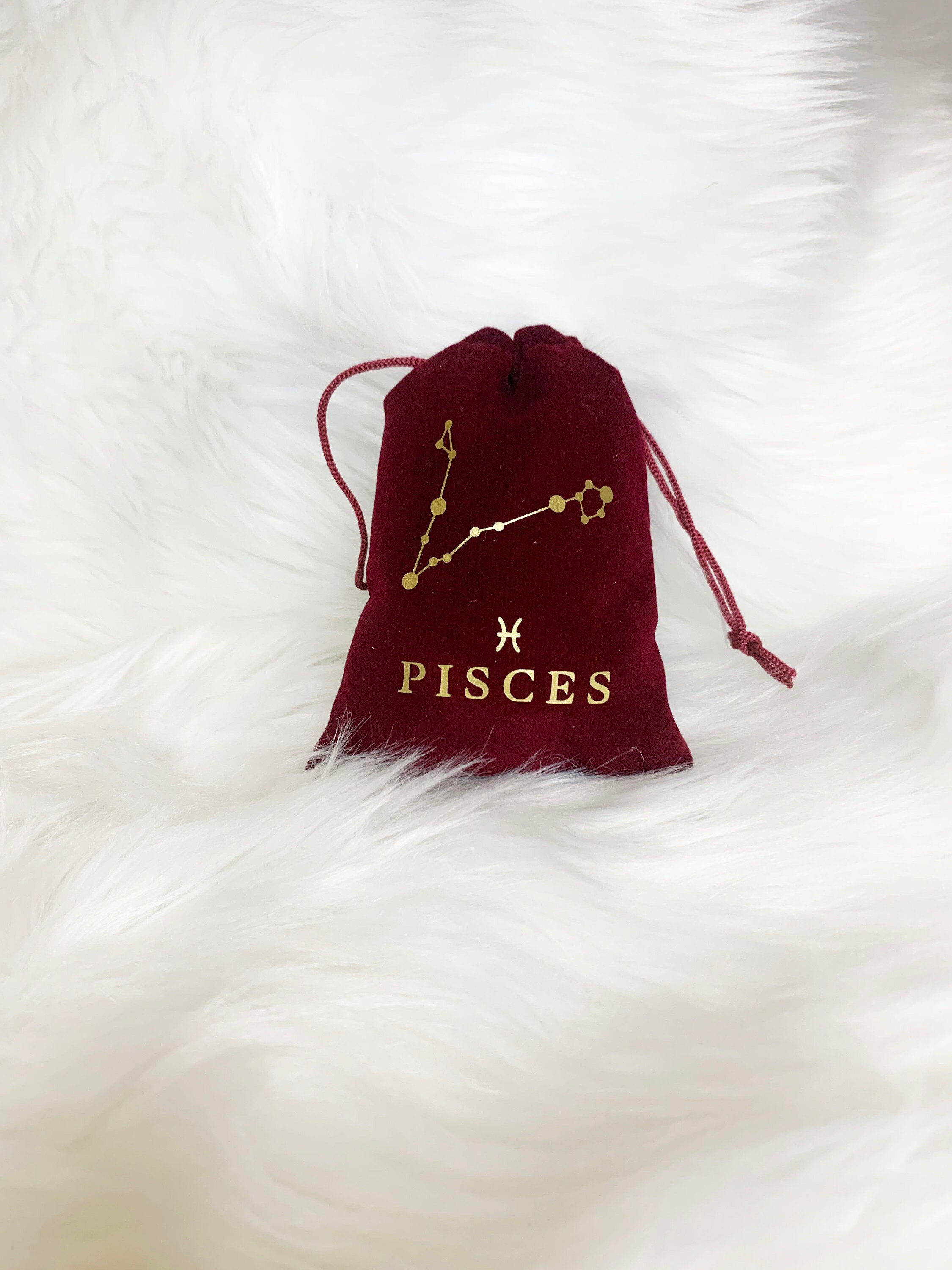Party & Gifting Hand Painted Zodiac Sign Velvet Bags Packaging ...
