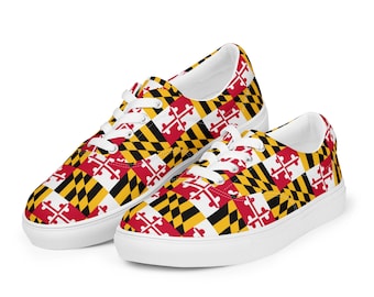 Maryland Flag Shoes - Etsy