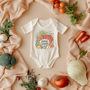 Home Grown Vegetable Baby Bodysuit - Etsy