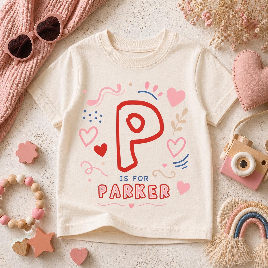 Personalized Named T-shirt, Letter Custom Name Tee - Etsy UK