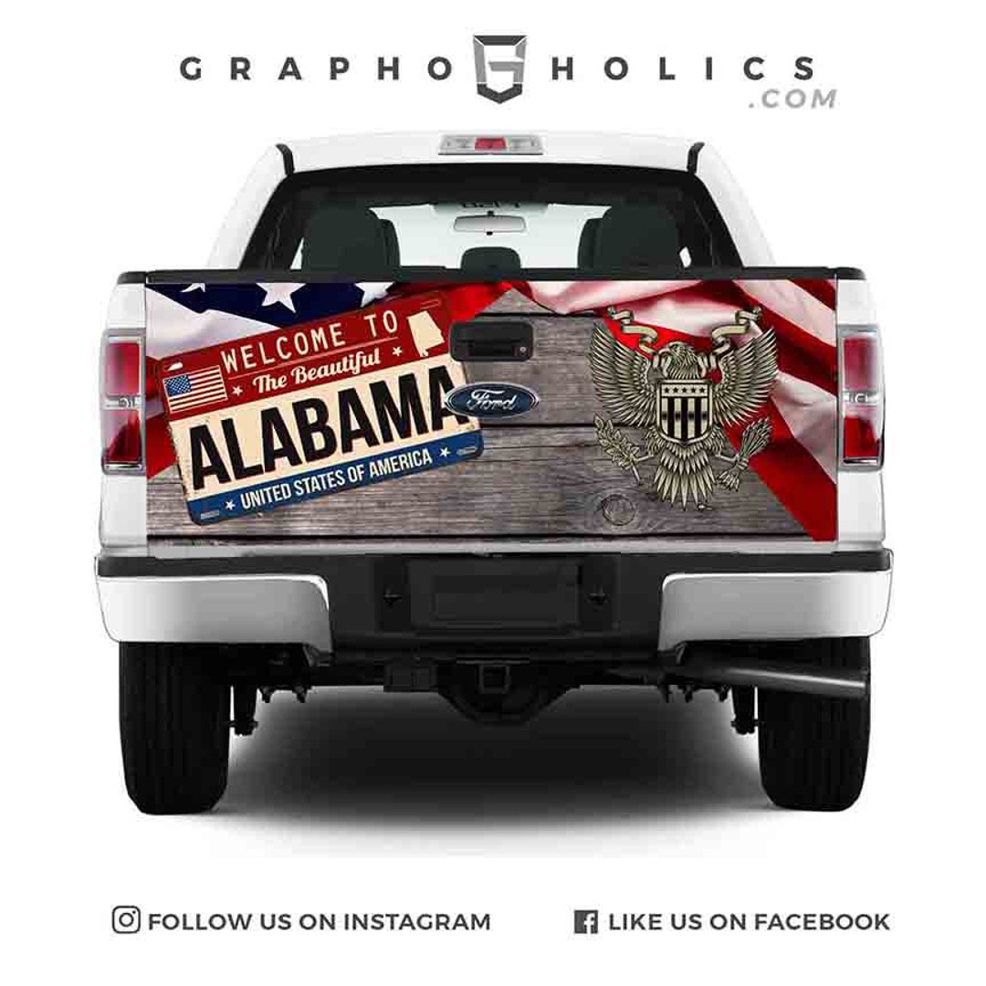 NEW!!! High Quality Pick-up Truck Tailgate Wraps – Unique Designs ...
