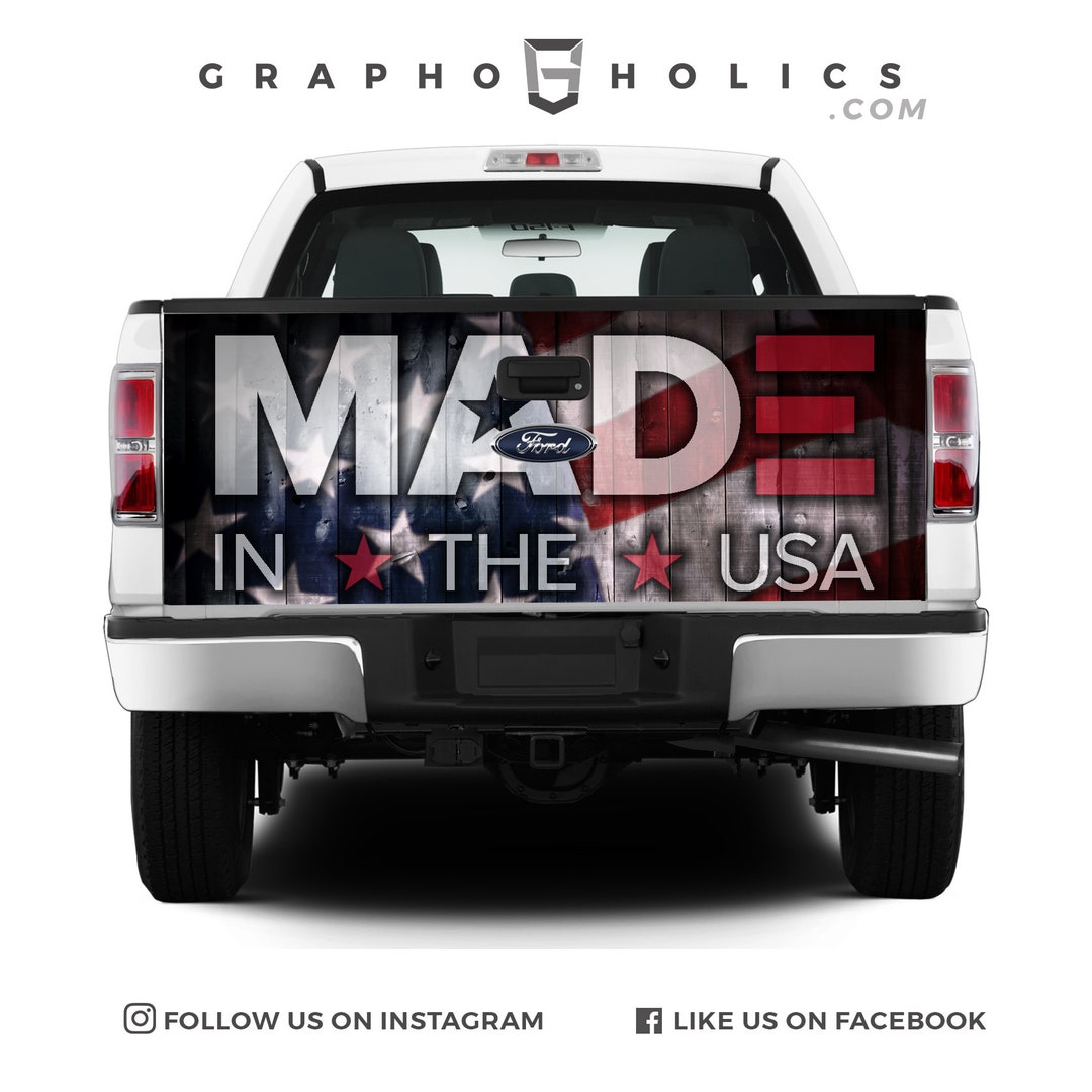 NEW!!! High Quality Pick-up Truck Tailgate Wraps – Unique Designs ...
