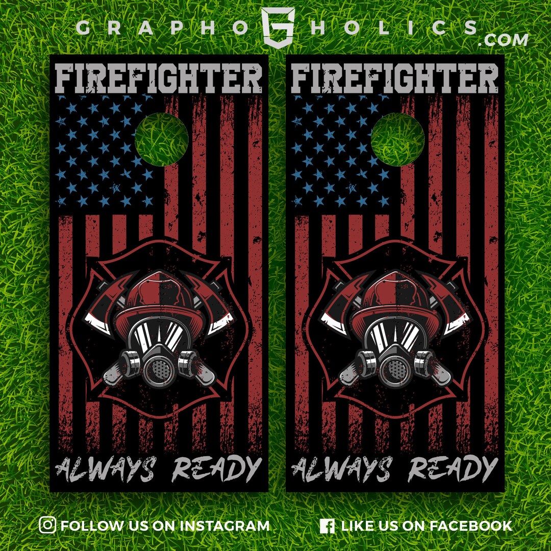 Set of 2 High Quality Laminated Cornhole Boards Wraps 24×48 Inch ...