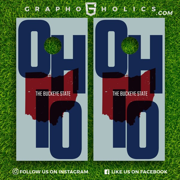 Ohio State Cornhole Wraps - Etsy