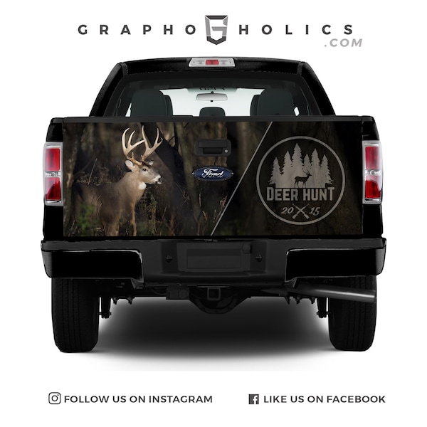 Truck Tailgate Wraps Deer - Etsy
