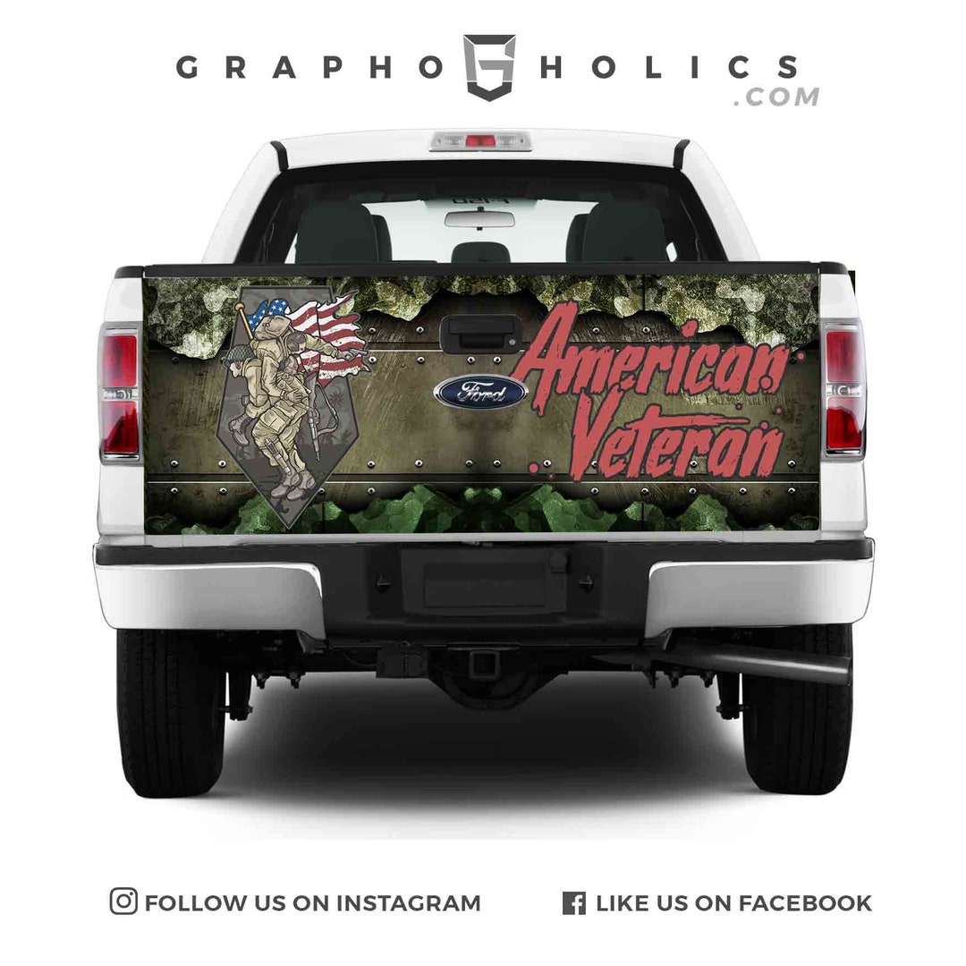 NEW!!! High Quality Pick-up Truck Tailgate Wraps – Unique Designs ...