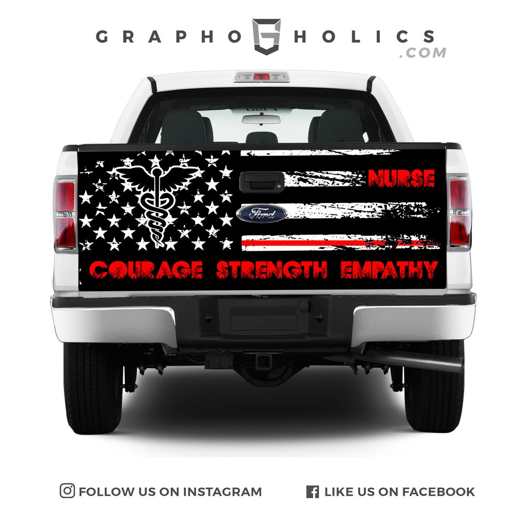 NEW!!! High Quality Pick-up Truck Tailgate Wraps – Unique Designs ...
