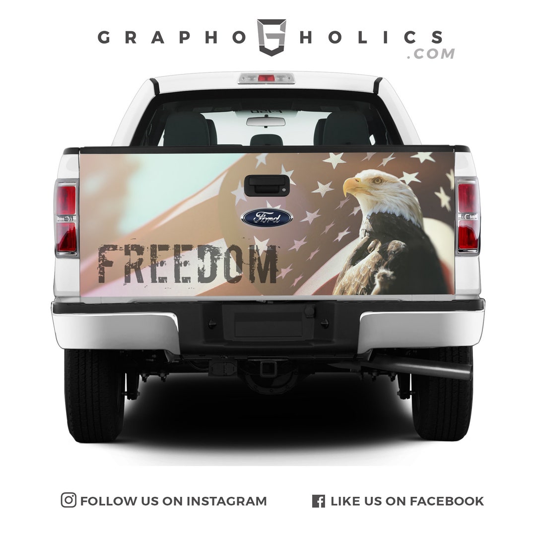 NEW!!! High Quality Pick-up Truck Tailgate Wraps – Unique Designs ...