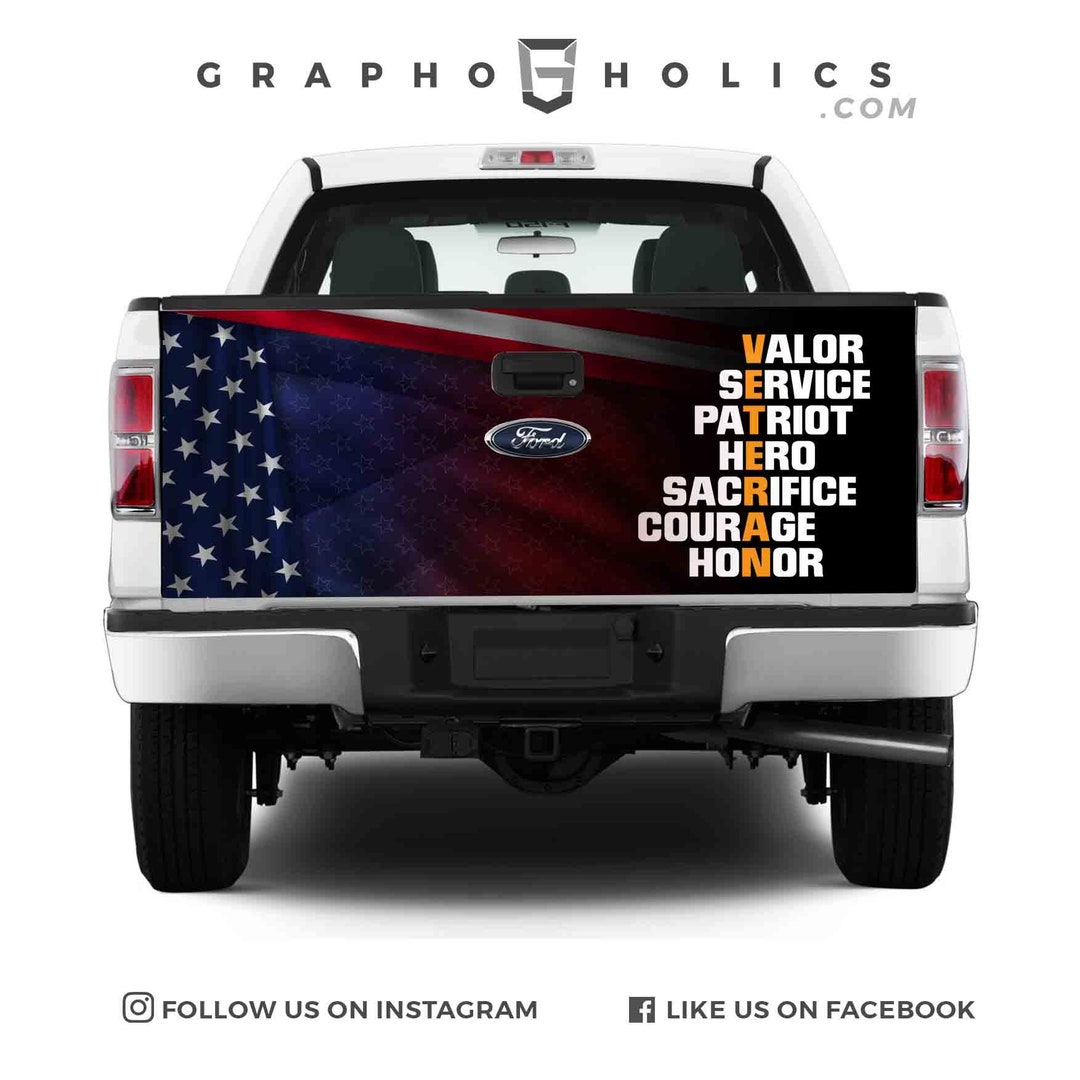 NEW!!! High Quality Pick-up Truck Tailgate Wraps – Unique Designs ...