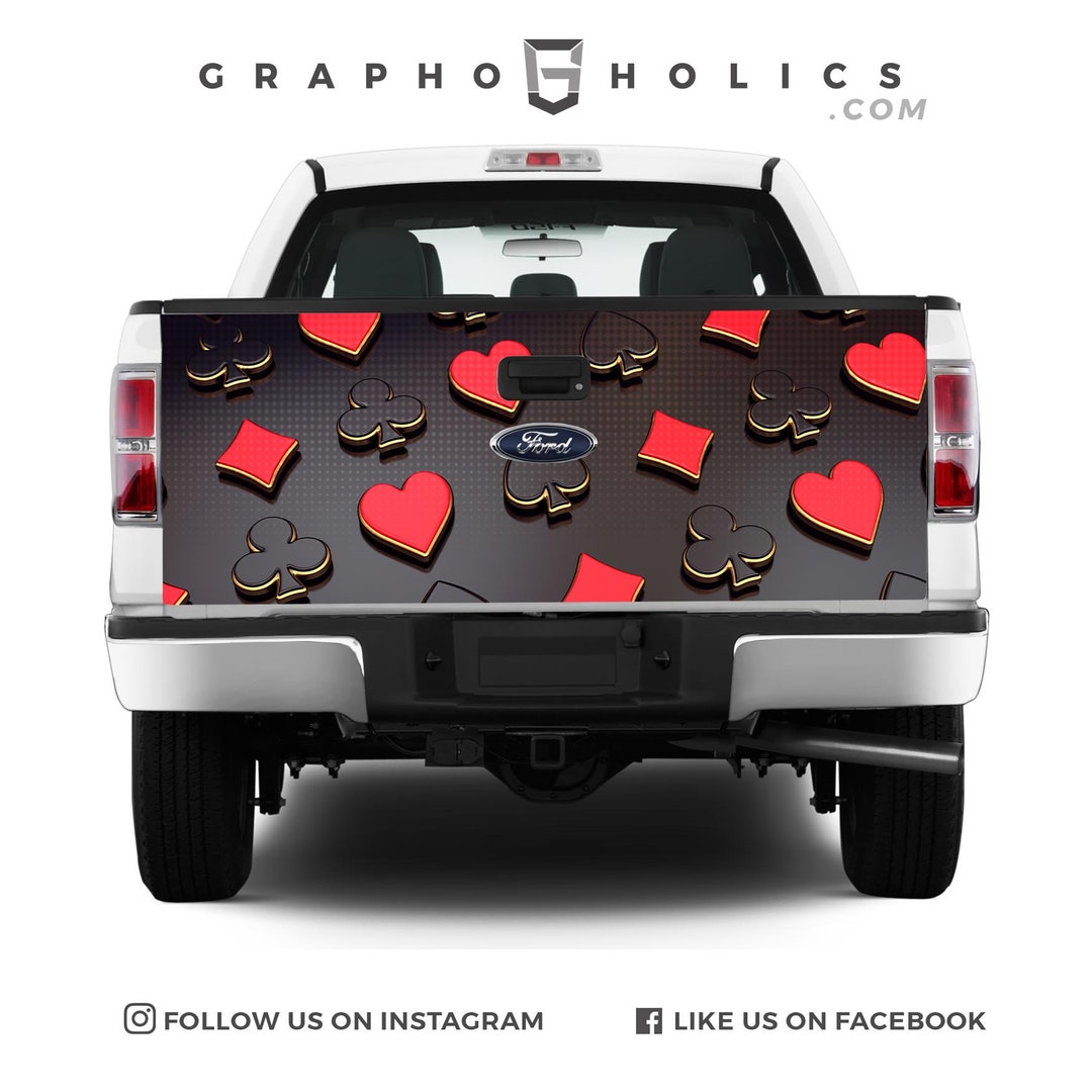 NEW!!! High Quality Pick-up Truck Tailgate Wraps – Unique Designs ...