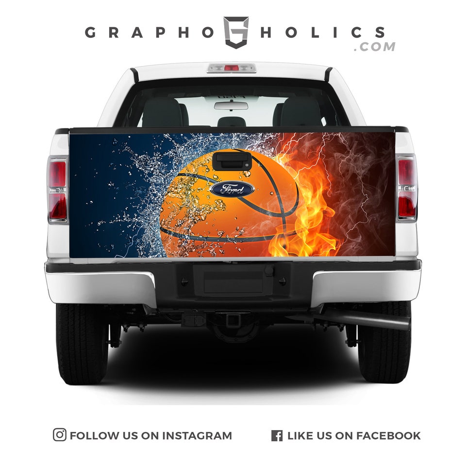Fire Ball - Basketball Truck Tailgate Wraps sold by Imran Bashir | SKU ...