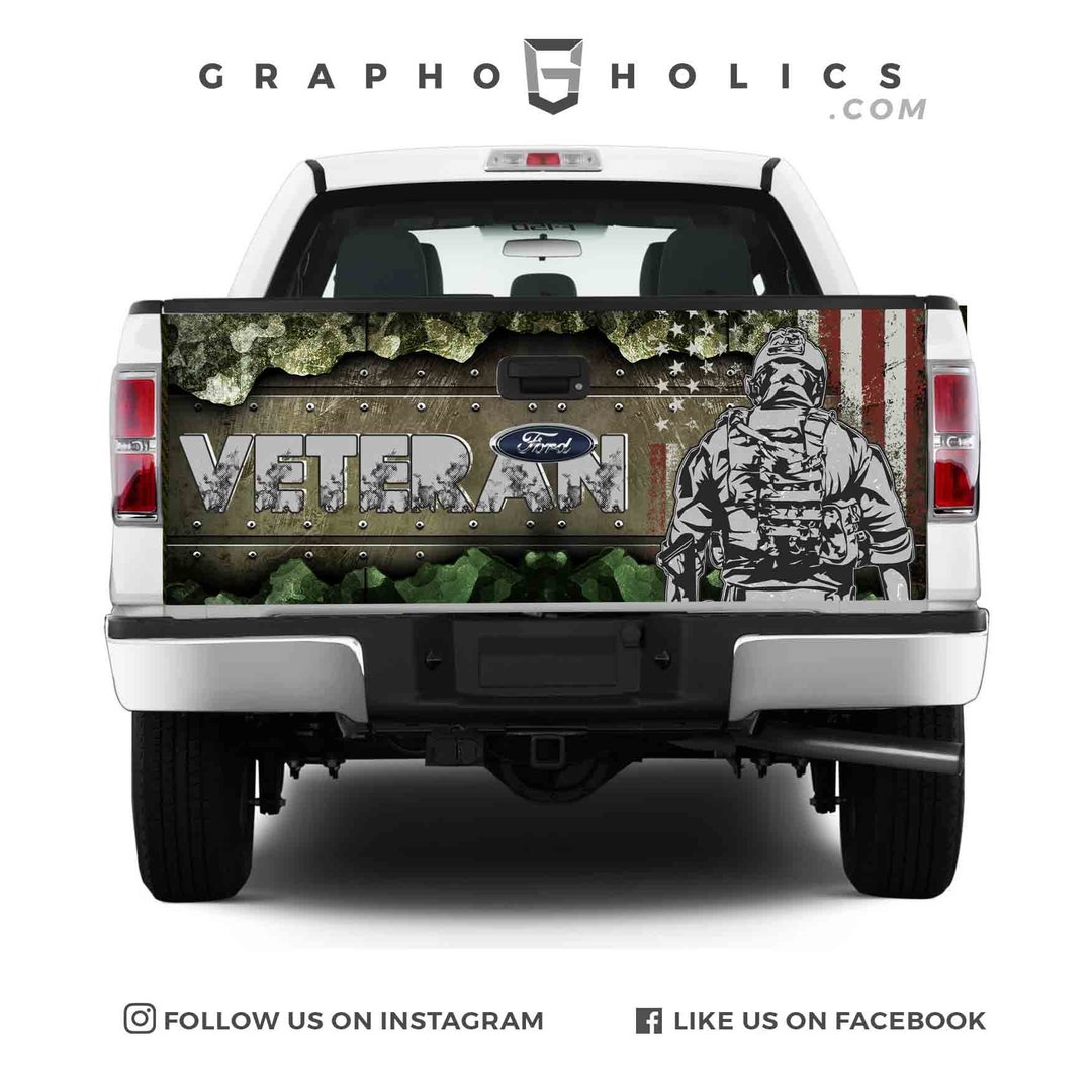 NEW!!! High Quality Pick-up Truck Tailgate Wraps – Unique Designs ...