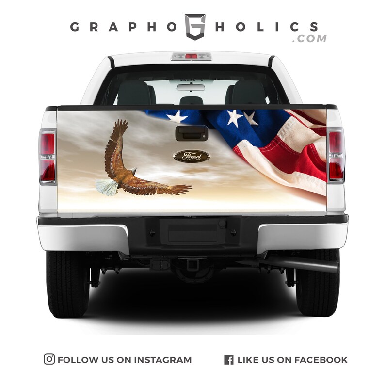 High Quality Pick-up Truck Tailgate Wraps Unique Designs, Custom ...