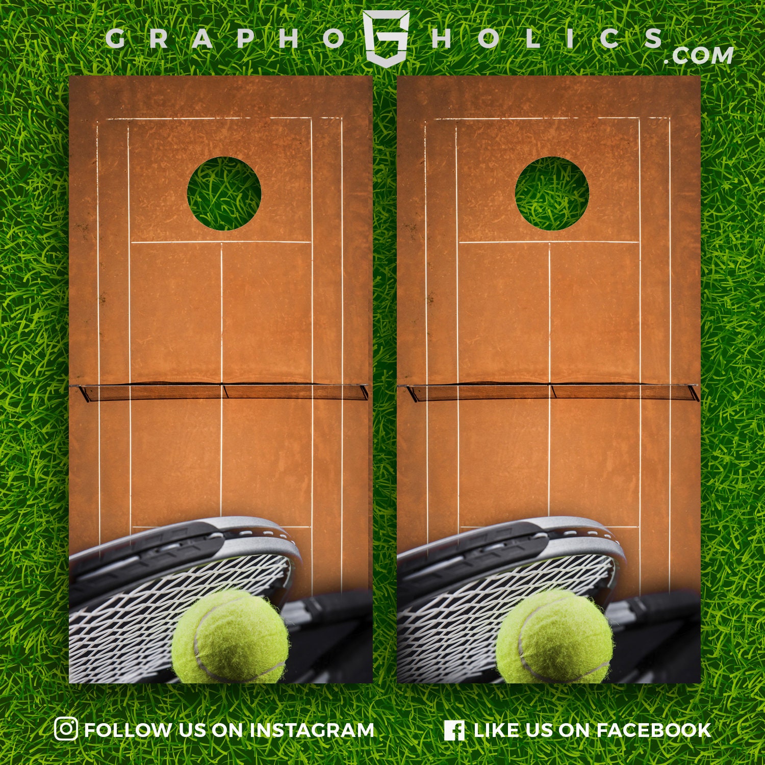 NEW Set of 2 High Quality Laminated Cornhole Boards Wraps | Etsy