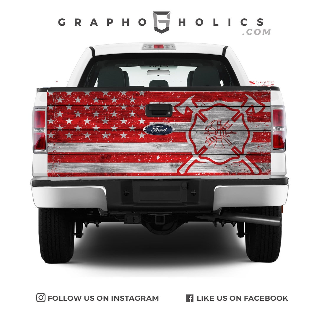 NEW!!! High Quality Pick-up Truck Tailgate Wraps – Unique Designs ...