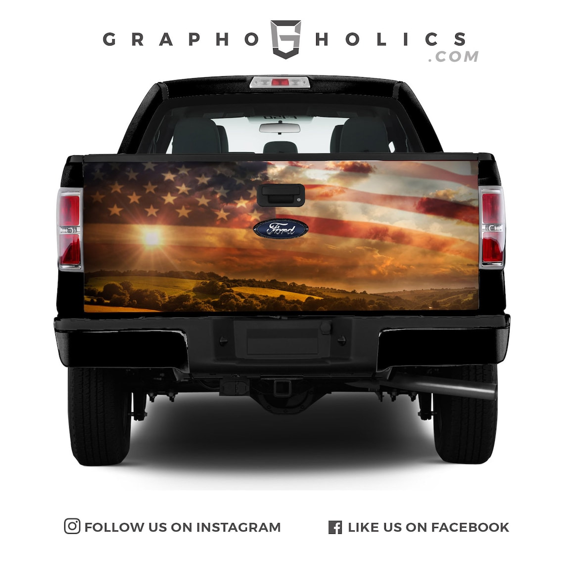 NEW!!! High Quality Pick-up Truck Tailgate Wraps – Unique Designs ...