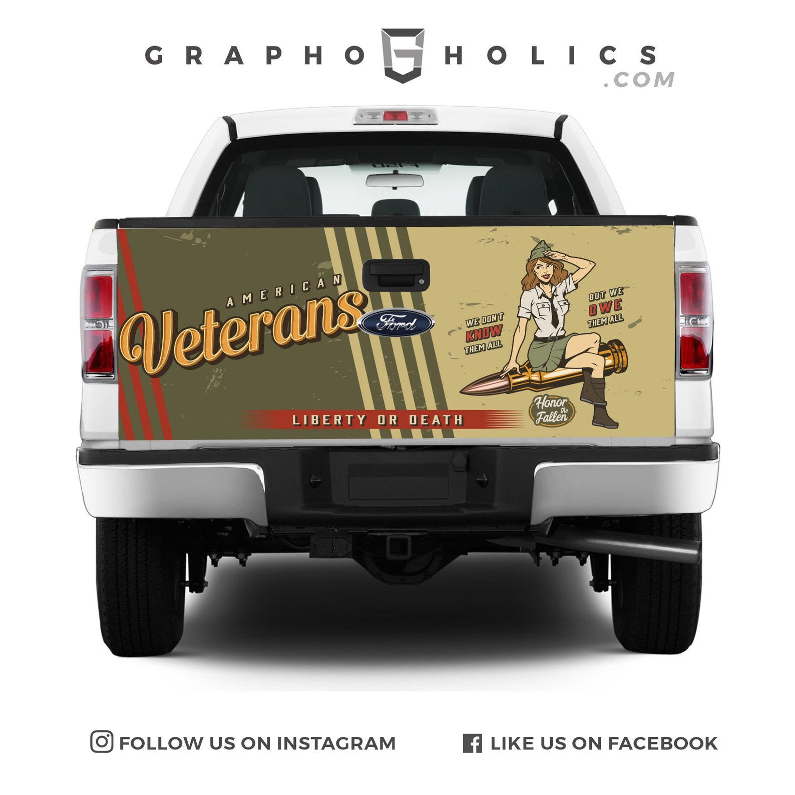 NEW!!! High Quality Pick-up Truck Tailgate Wraps – Unique Designs ...