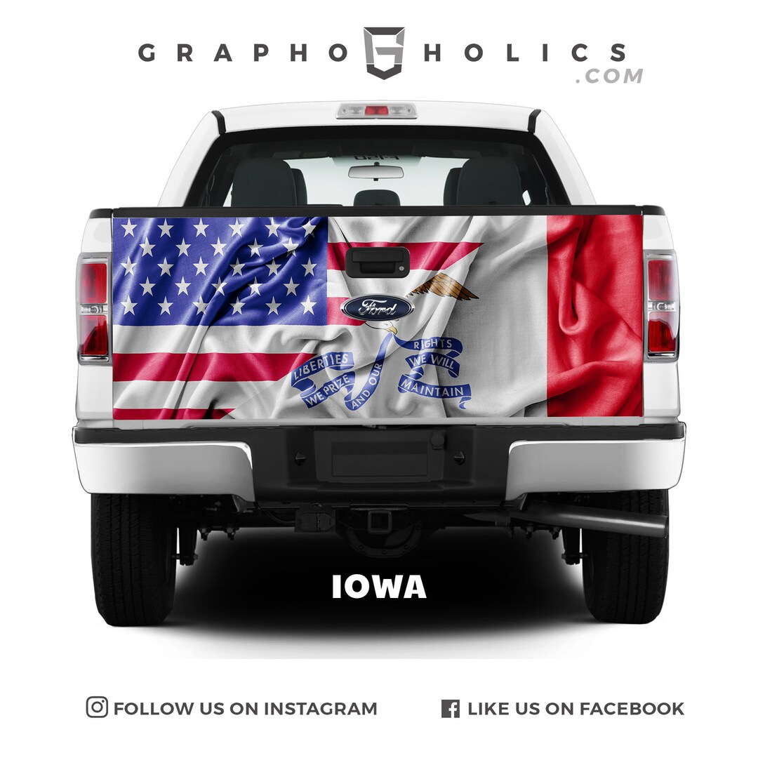 NEW!!! High Quality Pick-up Truck Tailgate Wraps – Unique Designs ...