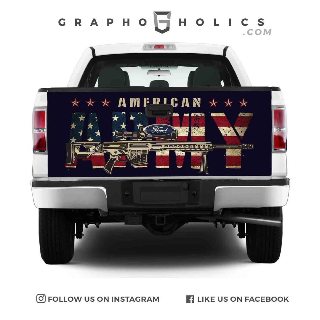 NEW!!! High Quality Pick-up Truck Tailgate Wraps – Unique Designs ...