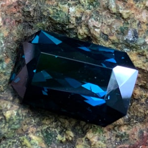 Deep Teal Spinel 3.05 Ct Octagon Natural Loose Gemstone - Etsy