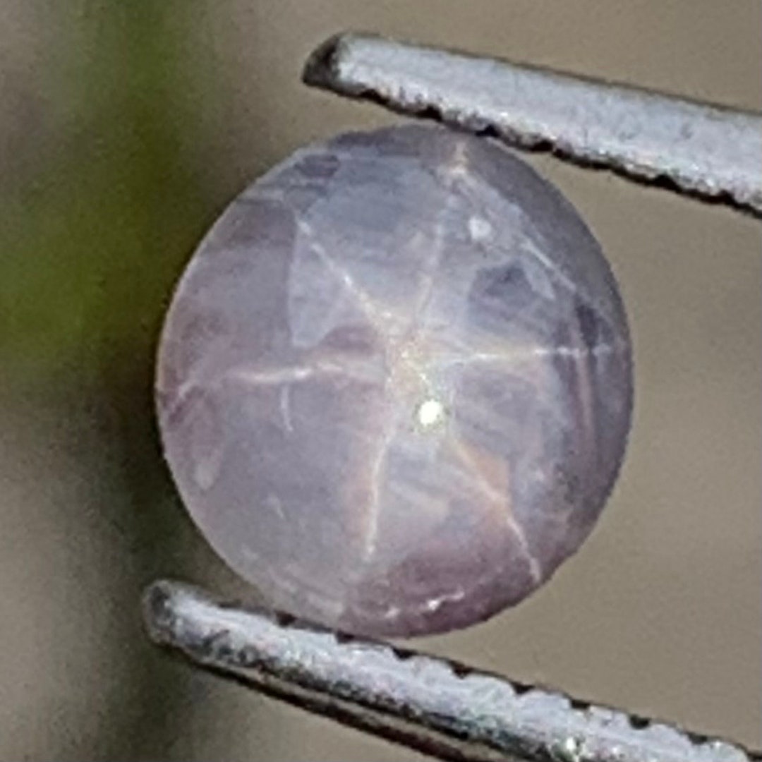 Star Sapphire Grey Roundish Oval Cabochon 0.75 Ct Natural Loose ...