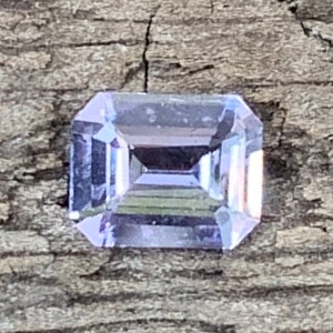 Light Purple Sapphire Emerald Cut 0.52 Ct Natural Heated Only Loose Gem ...