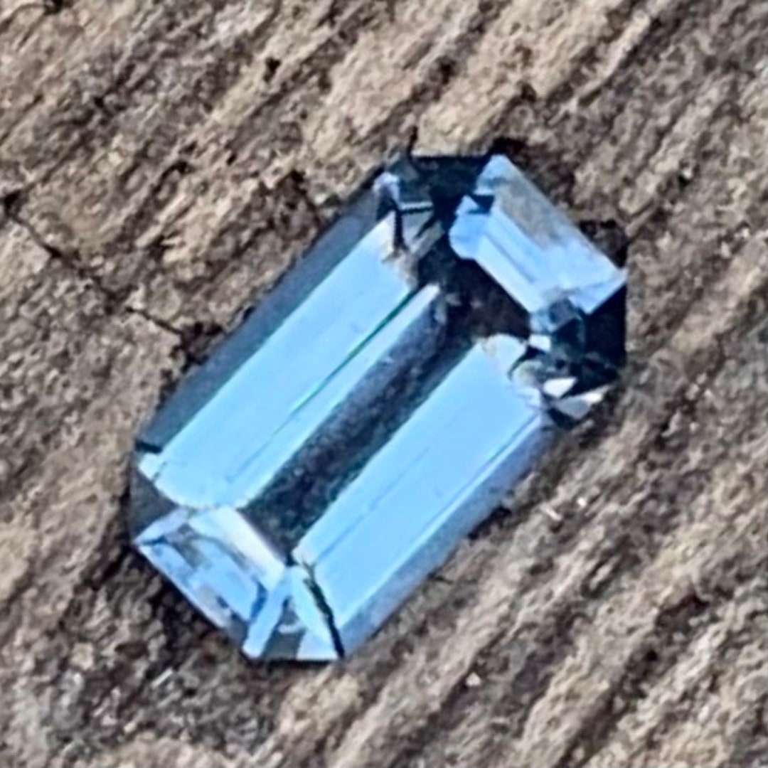 Teal Spinel Emerald Cut 0.35 Ct Natural Loose Gemstone From Sri Lanka ...