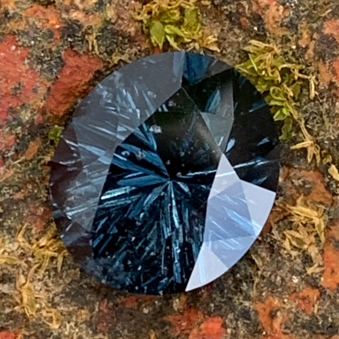 Teal Blue Spinel Fantasy Concave Cut Oval 2.57 Ct Natural Loose ...