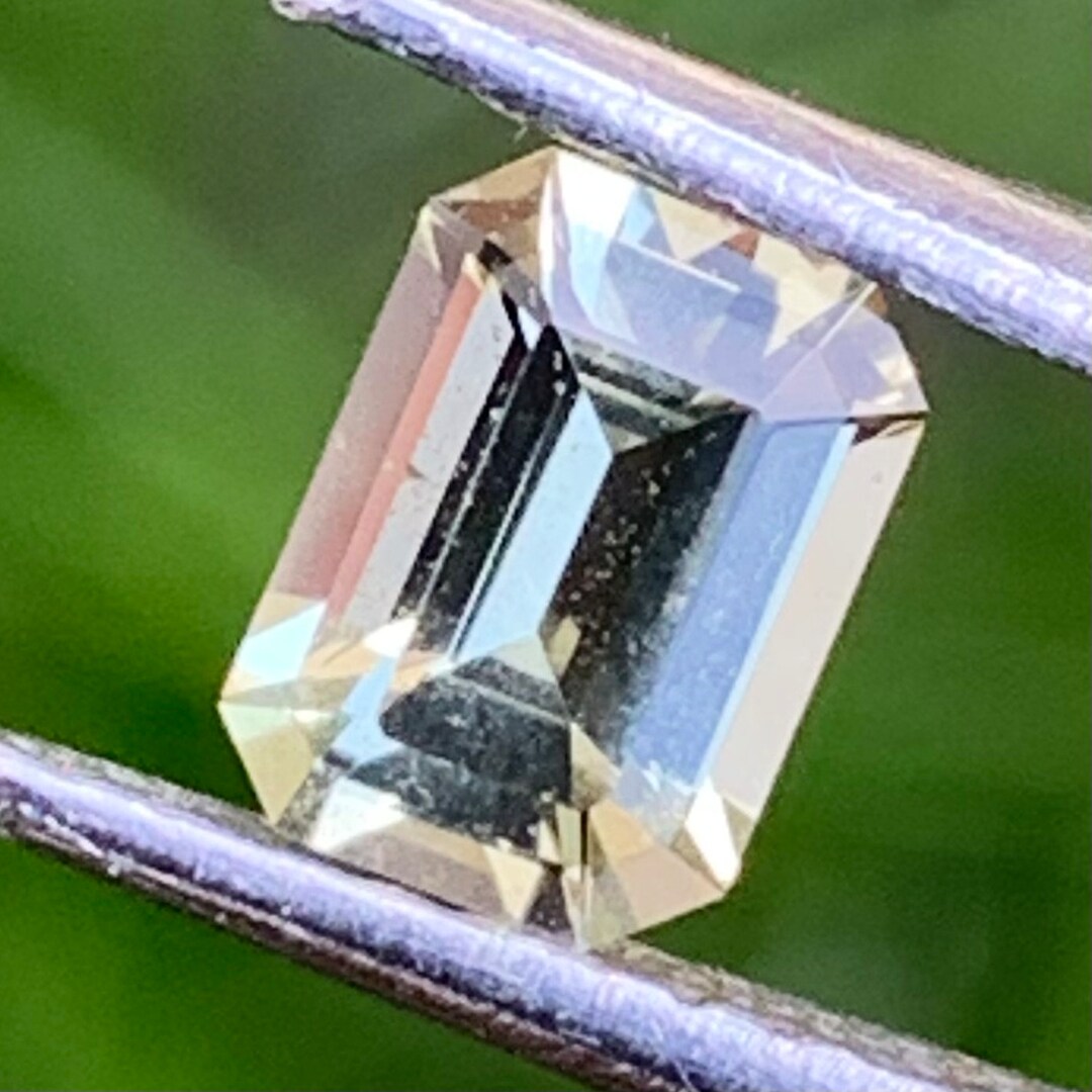 Greenish Yellow Chrysoberyl Emerald Cut 0.7 Ct Natural Loose Gem Stone ...