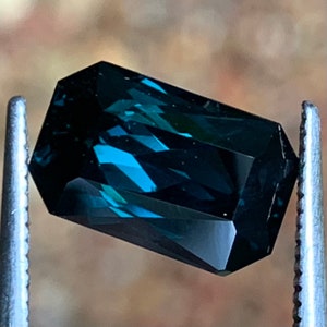 Deep Teal Spinel 3.05 Ct Octagon Natural Loose Gemstone - Etsy