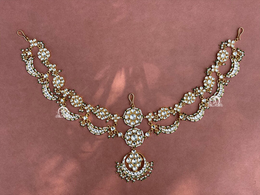 Indian Traditional Mathapati With High Quality Stones - Etsy