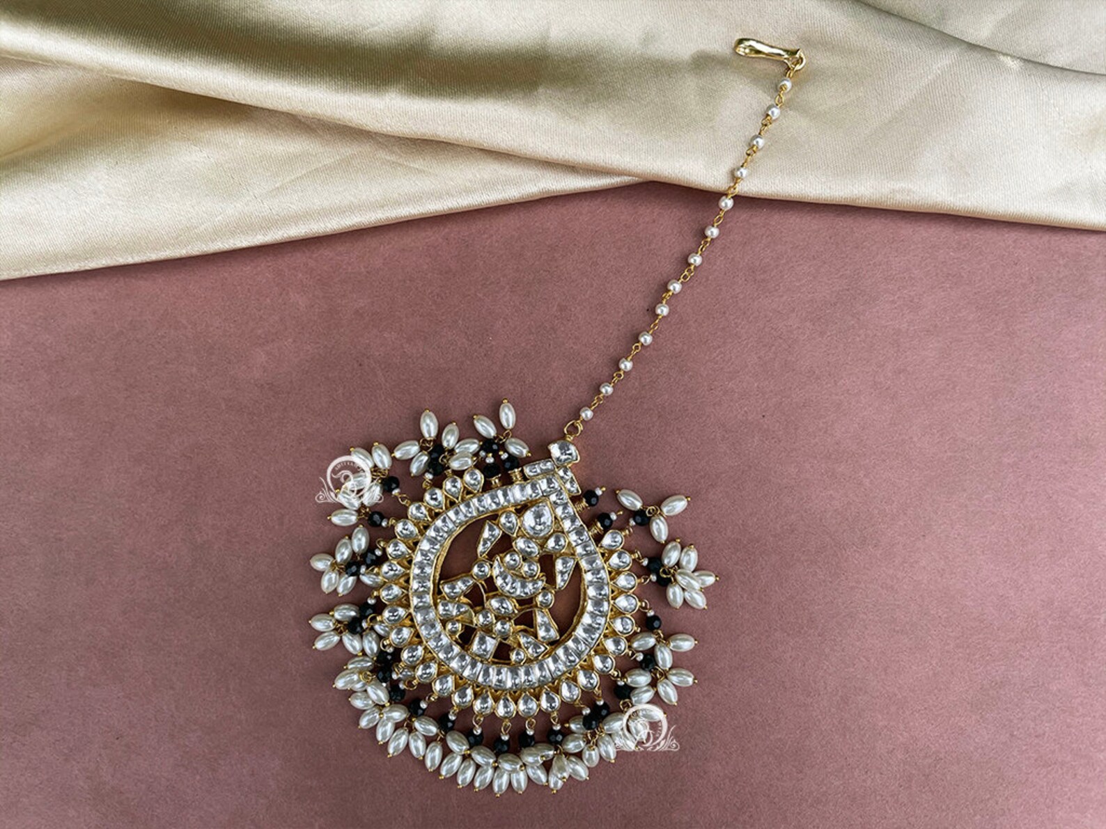 Indian Traditional Mangtika With High Quality Kundan | Etsy