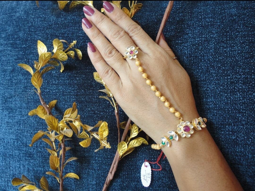 Kundan Hathphool | Etsy