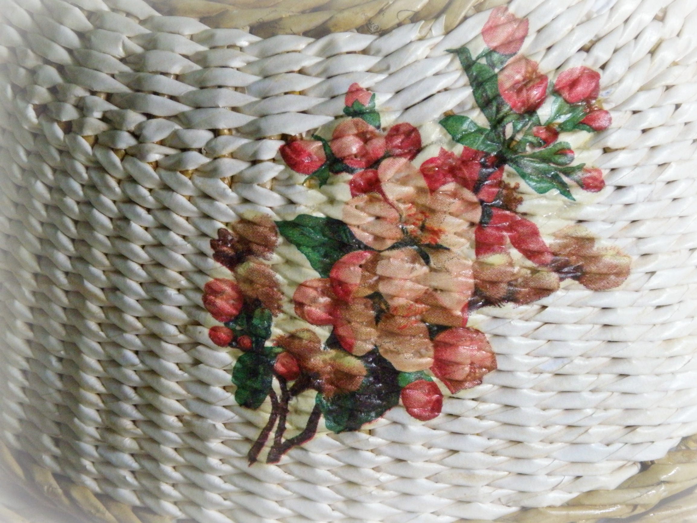 Wicker Storage Kitchen Basket Large Wicker Tray With Lid Round - Etsy