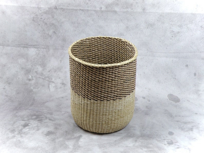 Wicker Planter Stand Basket Zebra Woven Basket Basket for Planter ...