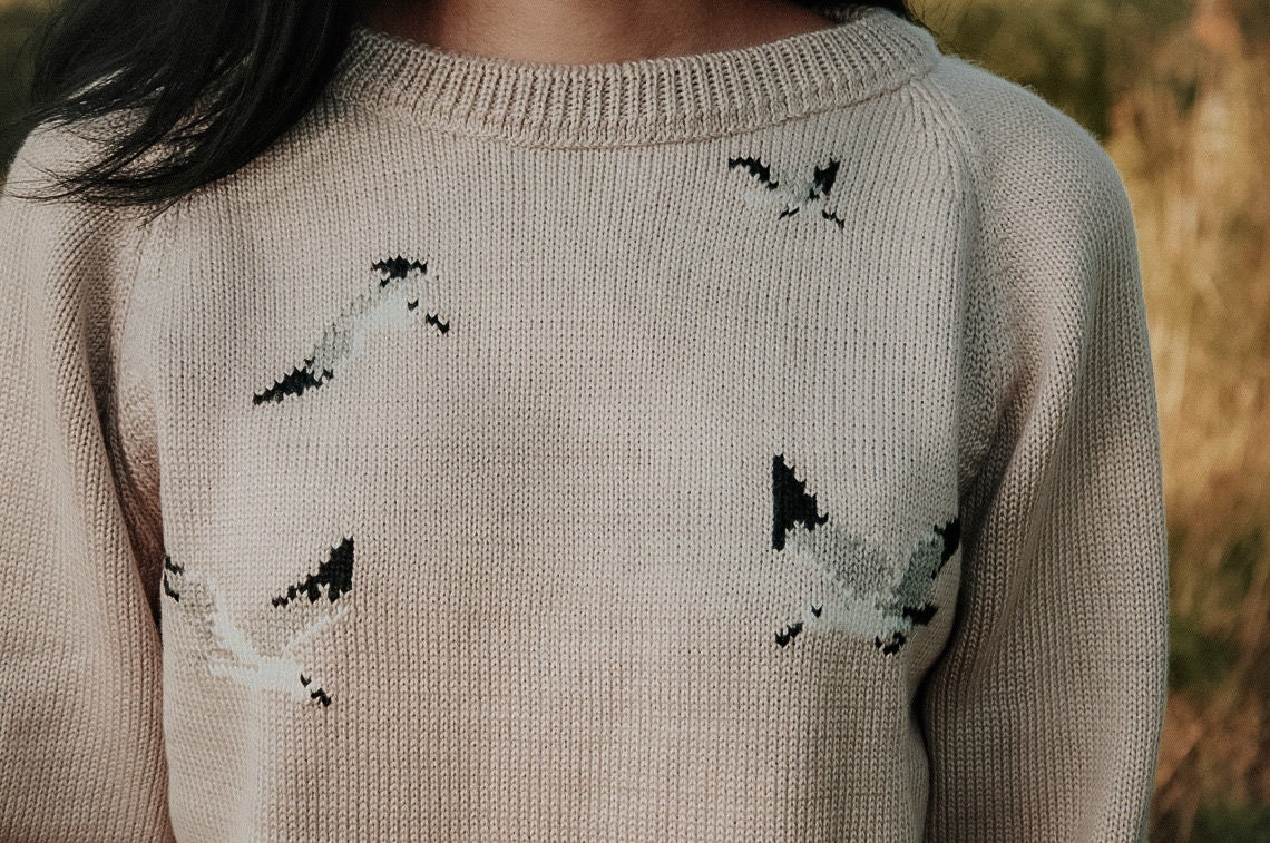 Handmade Wool Sweater Sweater With Pattern Nautical Clothing - Etsy