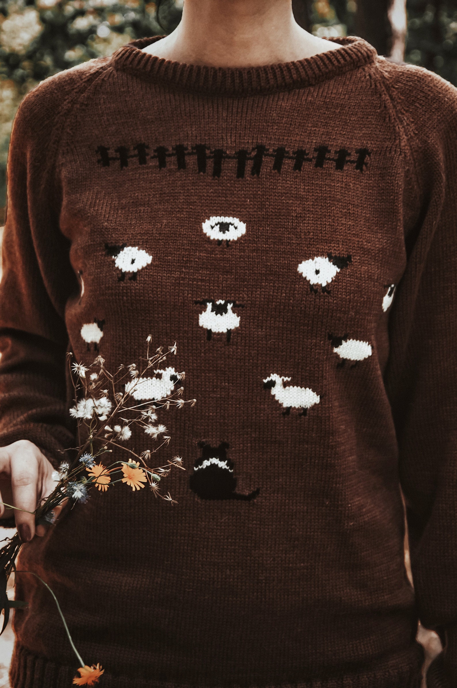 Hand Knit Sweater Women Dog Mom Gift Sweater Animal Design - Etsy