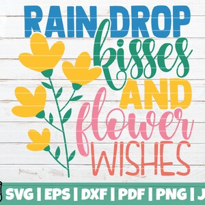 Spring SVG Bundle Spring Flowers SVG Cut Files Commercial Use Printable ...