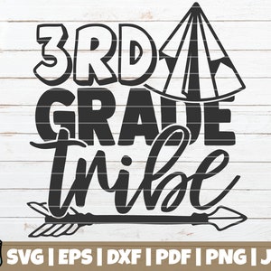 3rd Grade SVG Bundle | Third Grade Shirt Print SVG Cut Files ...