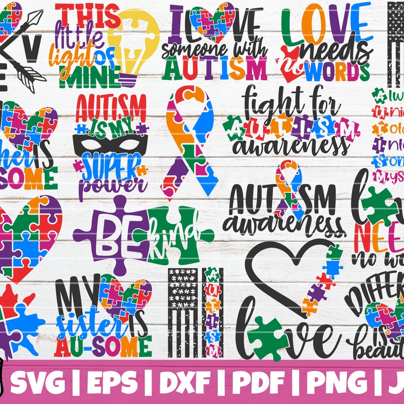 Autism Svg - Etsy
