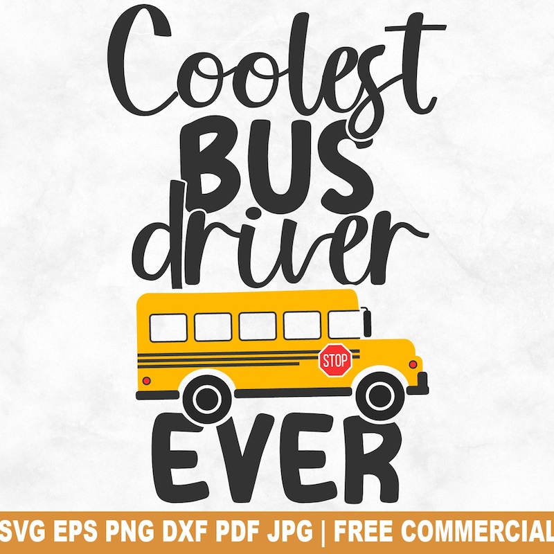 Bus Driver Svg - Etsy